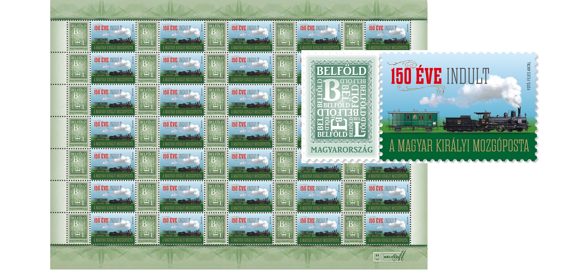 Magyar Posta Ltd. - 150 years of the Royal Hungarian Mail Train Service